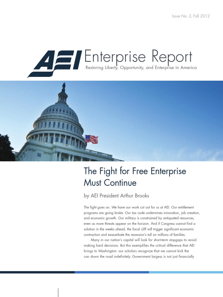 AEI Enterprise Report, Fall 2012 | PDF | American Enterprise Institute ...