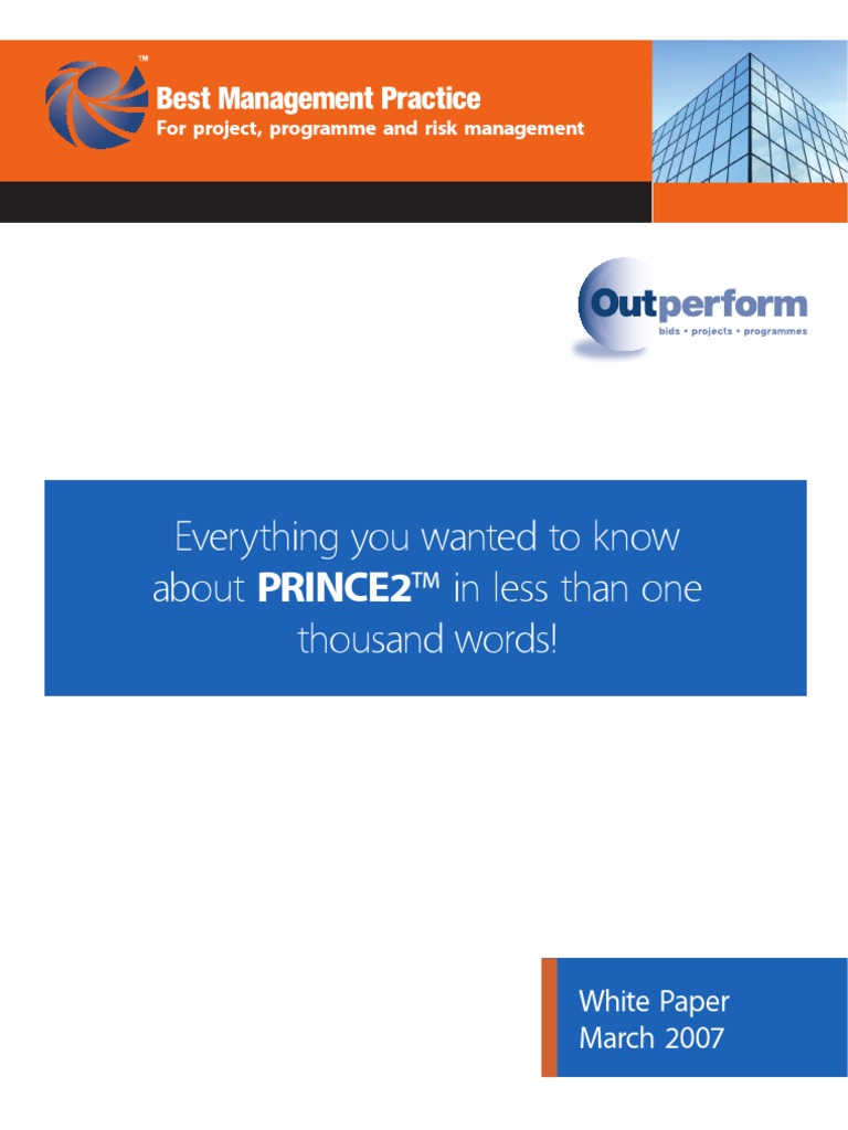 Prince 2 | PDF