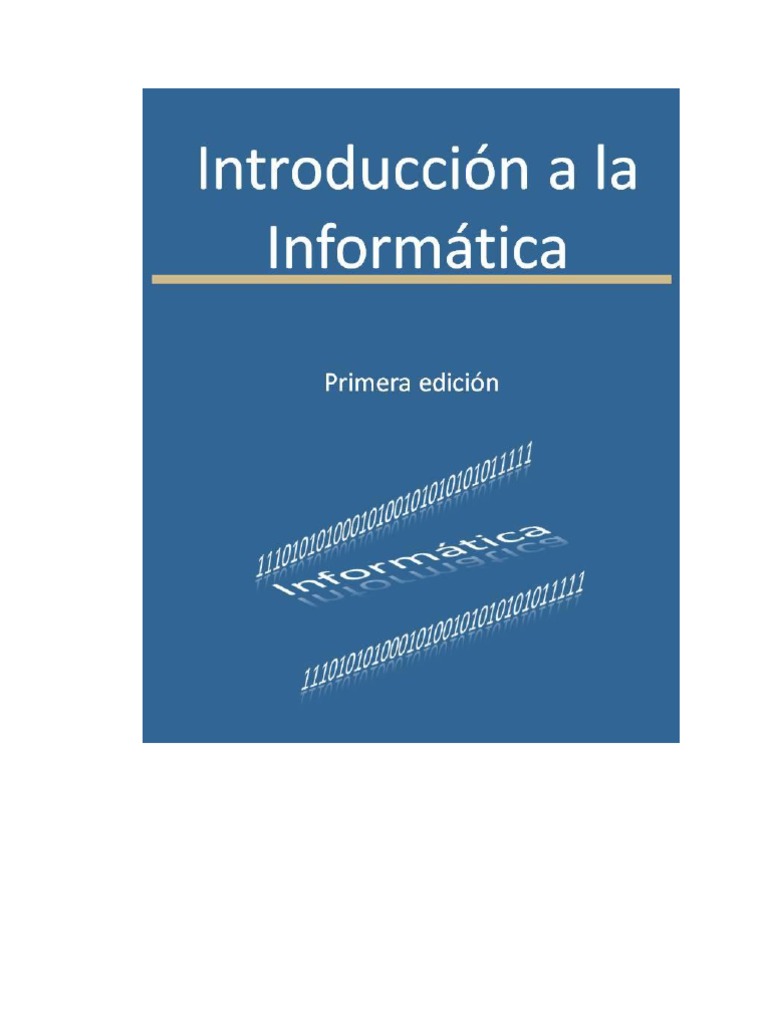 Introduccion A La Informatica | PDF | Ciencias de la Computación | Science