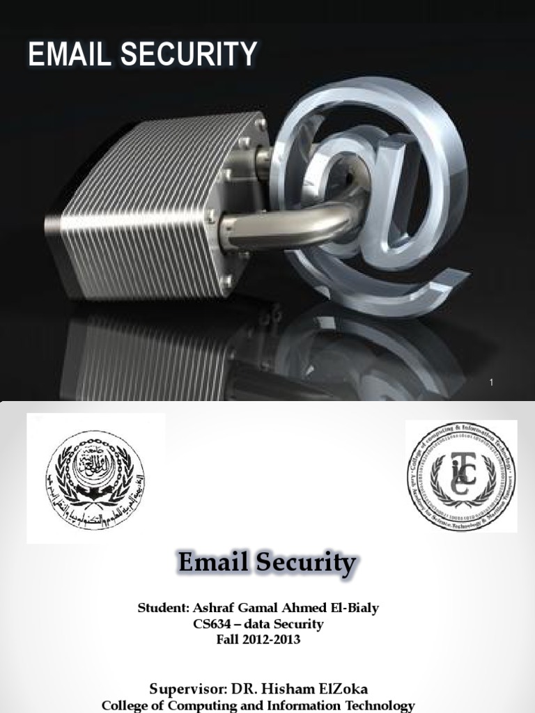 Email Security | PDF | Key (Cryptography) | Cryptography