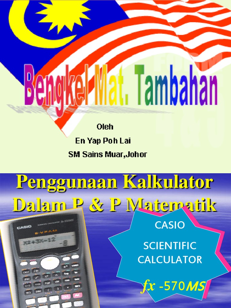 Panduan Penggunaan Kalkulator FX-570MS | PDF