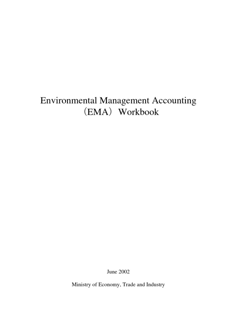 EMA | PDF | Life Cycle Assessment | Management Accounting