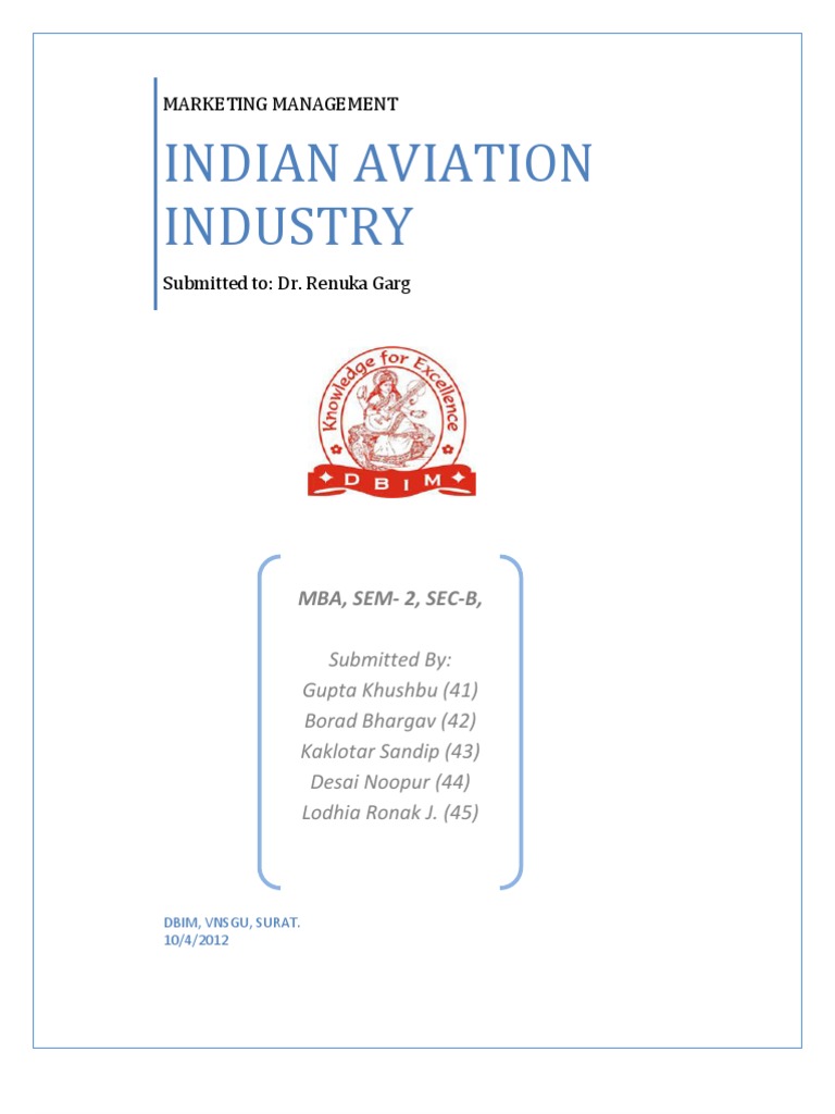Indian Aviation Industry Overview | PDF | Airlines | Industries