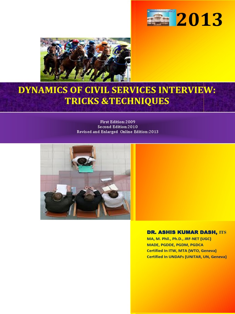 Dynamics of Civil Services Interview | PDF | Government Of India ...