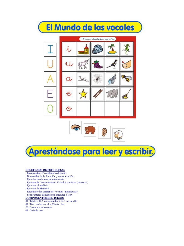 Beneficios de Este Juego | PDF | Vocal | Aprendizaje