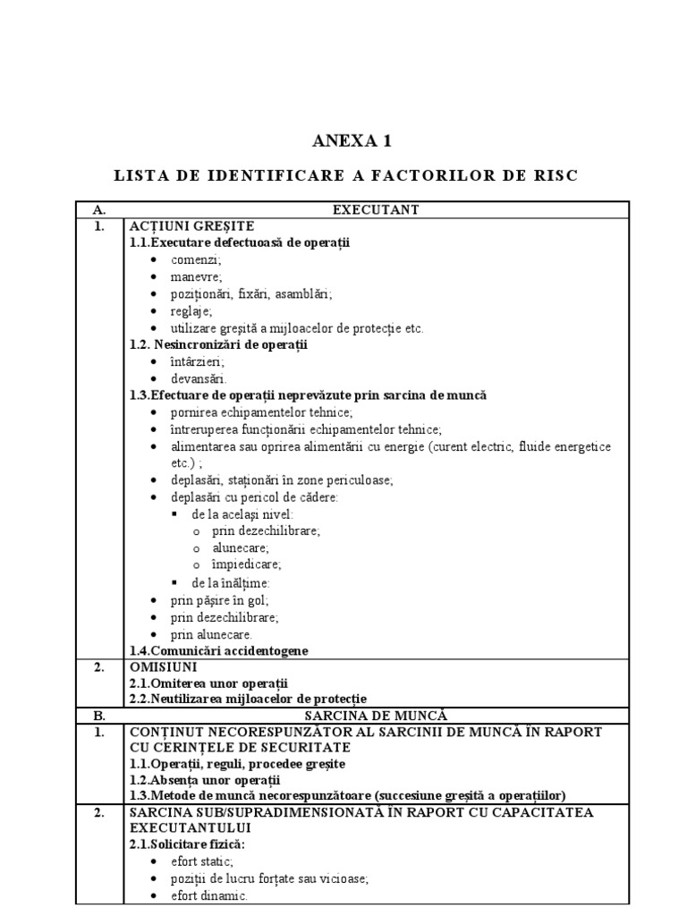 Factori de Risc | PDF