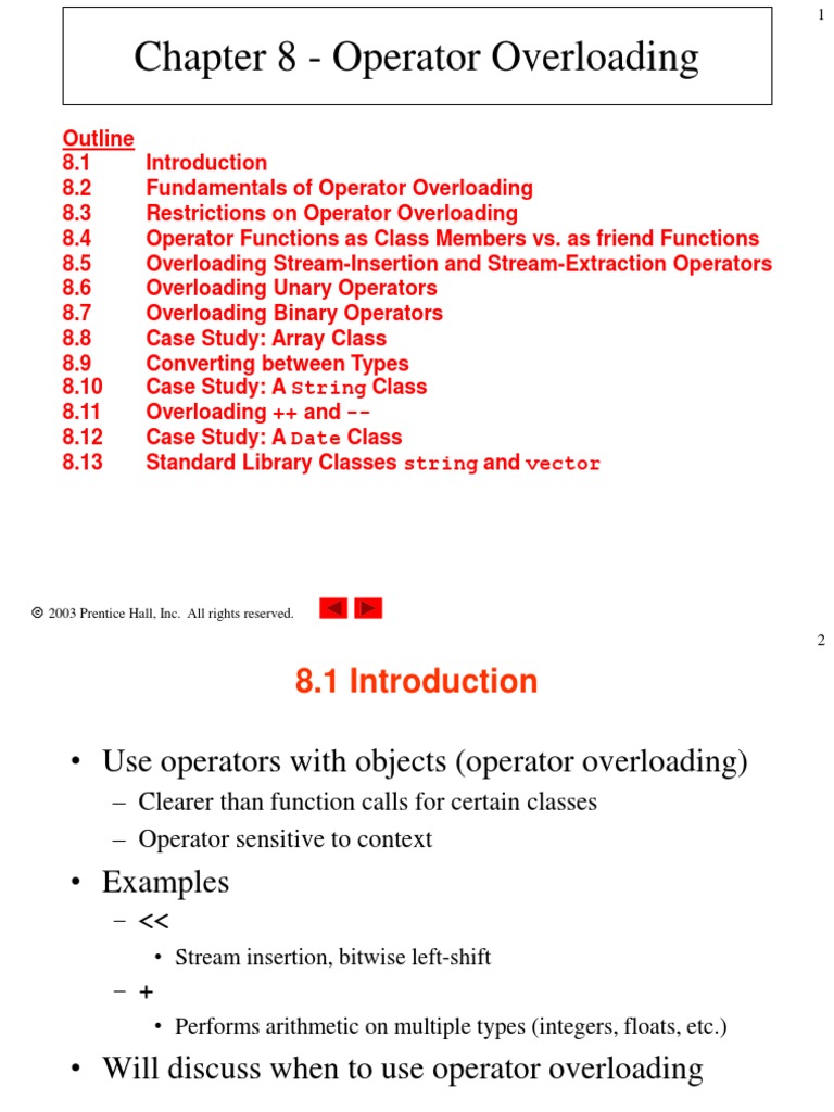Operator Overloading | PDF | Constructor (Object Oriented Programming) | Programming
