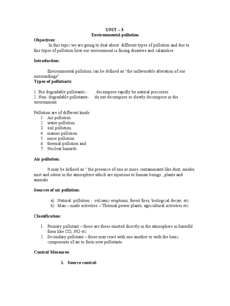 Environmental Science | PDF