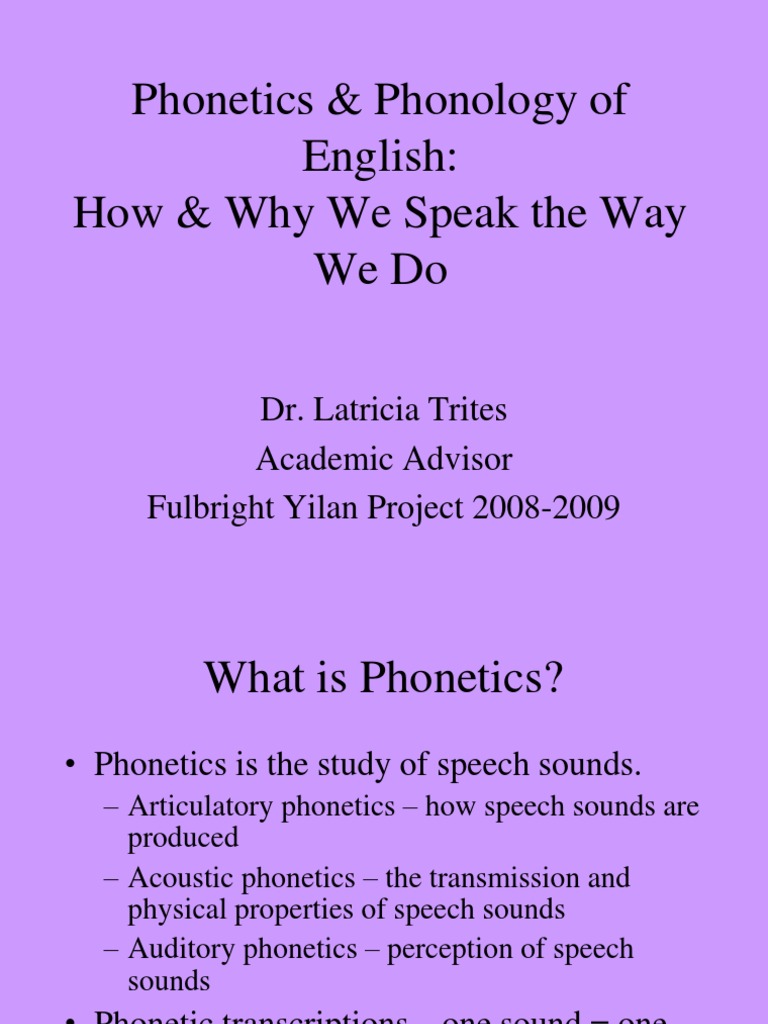 English Phonetics & Phonology Guide | PDF | Vowel | Consonant