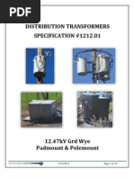 DATA SHEET of Transformers - 100-300-500-1000 kVA | PDF | Transformer ...