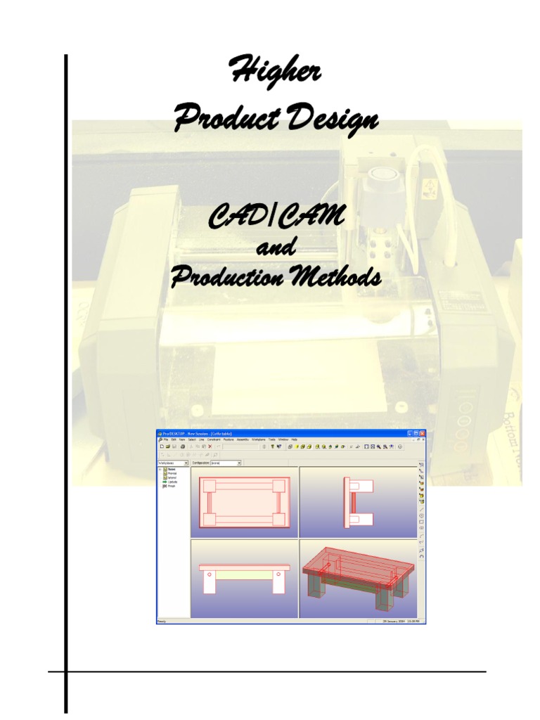 Higher Product Design: Cad/Cam and Production Methods | PDF | Computer ...