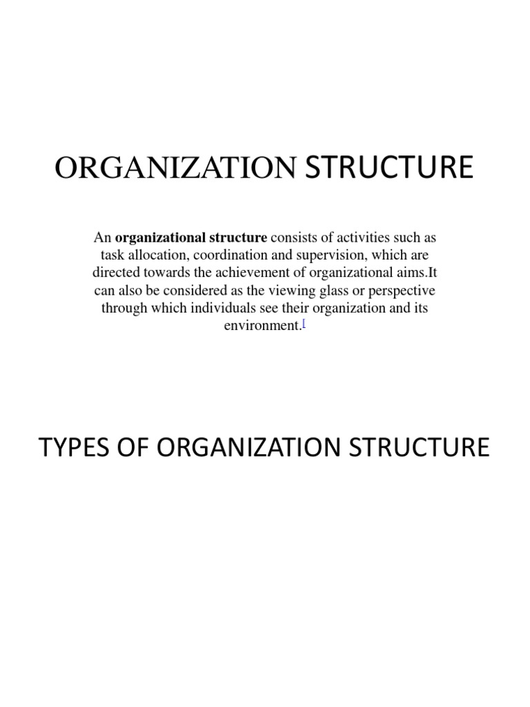 Organisational Structure | PDF | Pepsi Co | Organizational Structure