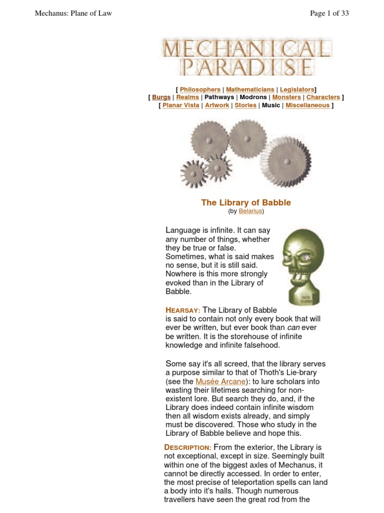 Mechanus | PDF | Toys | Gothic Architecture