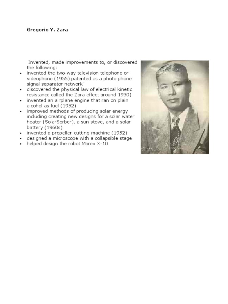 Gregorio Y. Zara | PDF | Nature | Computing And Information Technology