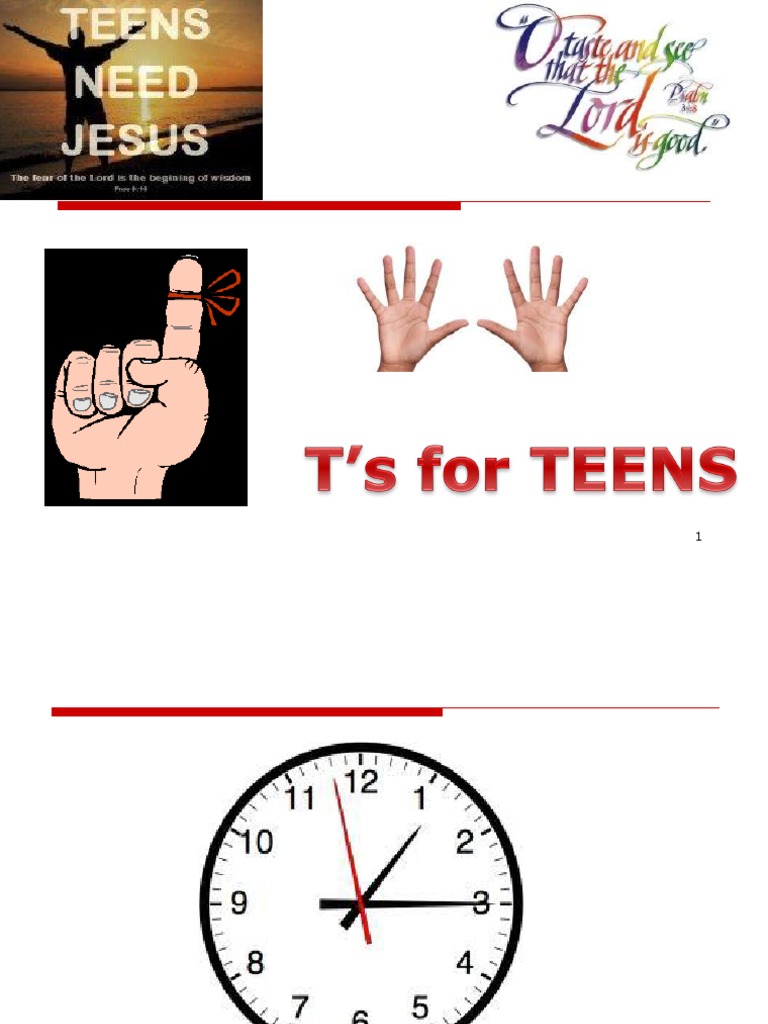 10 T's For Teens | PDF | Gospel Of Matthew | Ecclesiastes