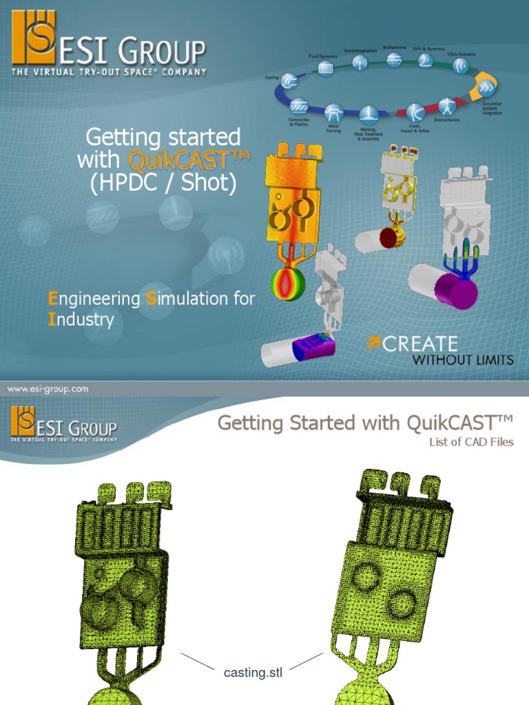 Esi Quick Cast | PDF | Fluid Dynamics | Parameter (Computer Programming)