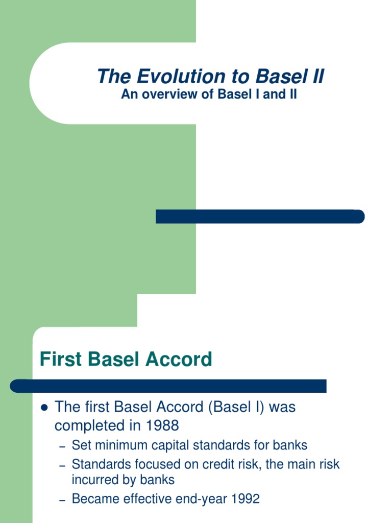 The Evolution To Basel II | Download Free PDF | Capital Requirement ...