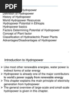 Hydro Power Calculation Guide | PDF | Power (Physics) | Hydroelectricity