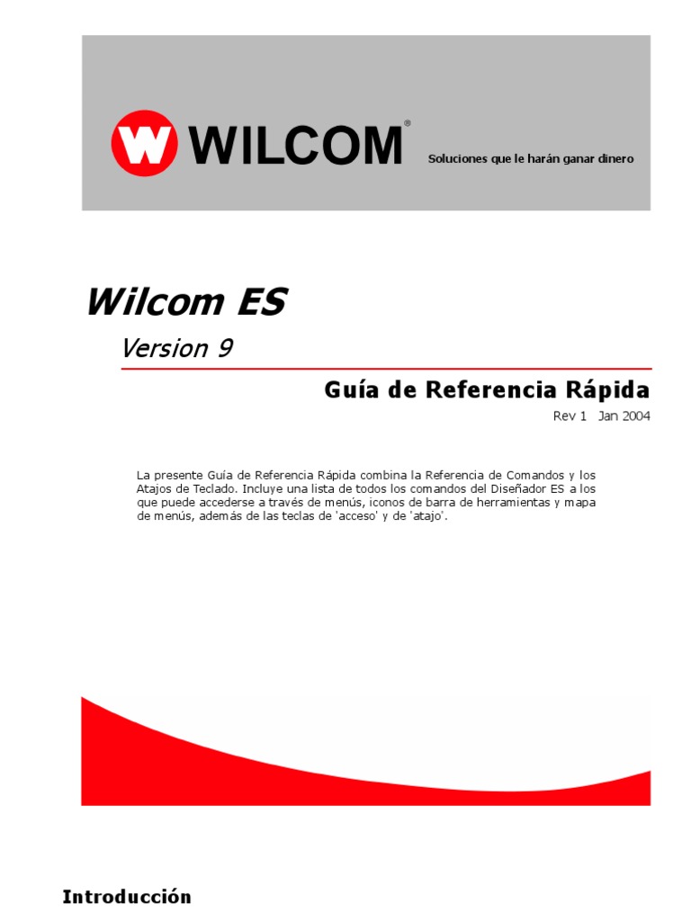 Wilcom Guide - Spanish | PDF | Ventana (informática) | Menú (Computación)