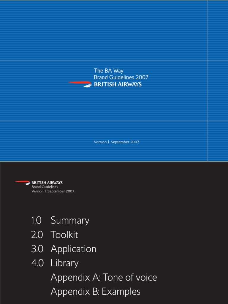 BA Brand Guidelines | PDF | Typefaces | Typography