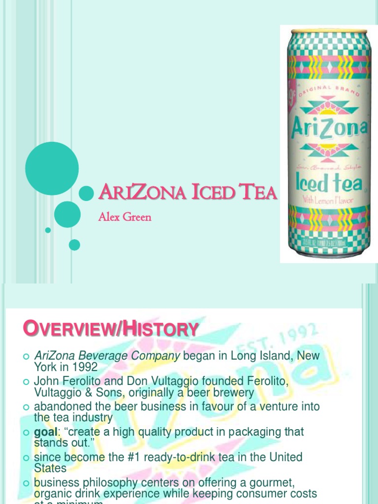 Arizona Iced Tea: Brand Overview & Strategy | PDF | Drink | Tea