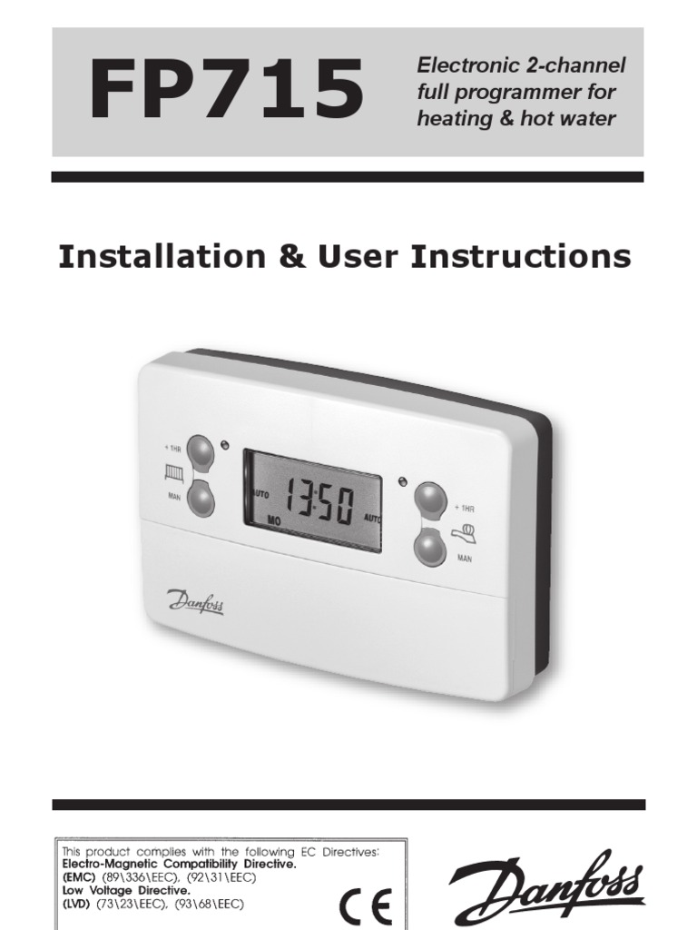 FP715 Heating Programmer Manual | PDF