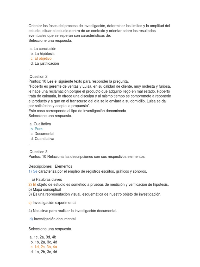 Examen de Investigación Científica | PDF | Teoría | Método científico