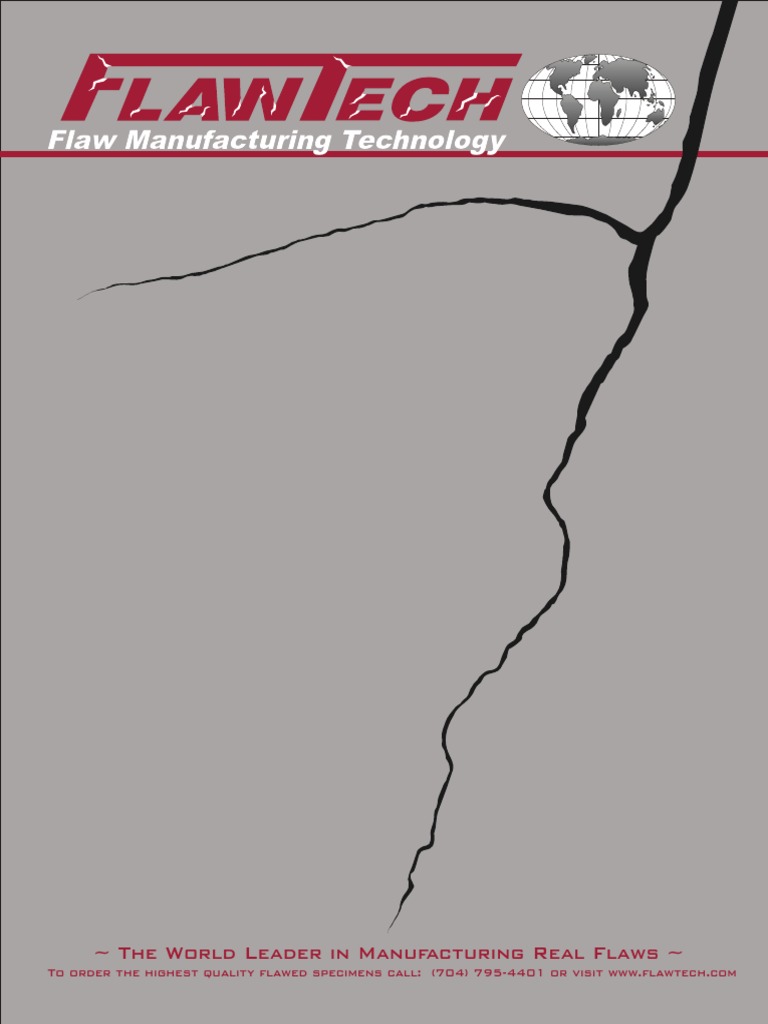 Flaw Manufacturing Technology | PDF | Nondestructive Testing | Pipe ...