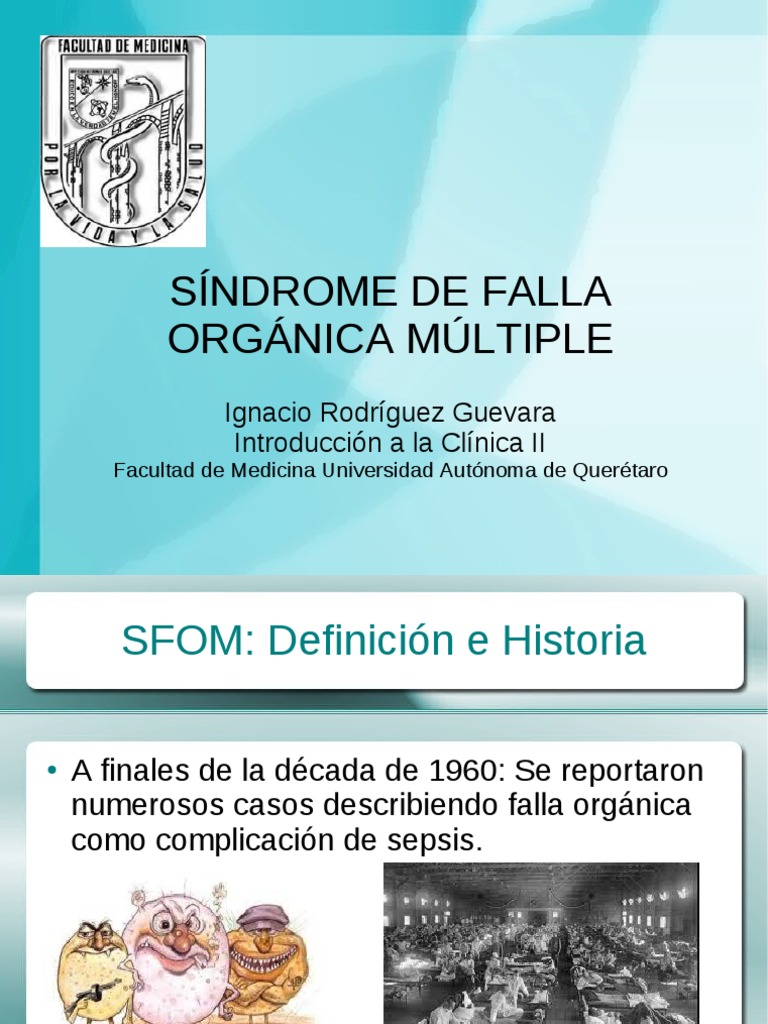 Síndrome De Falla Orgánica Múltiple Pdf Inflamación Septicemia