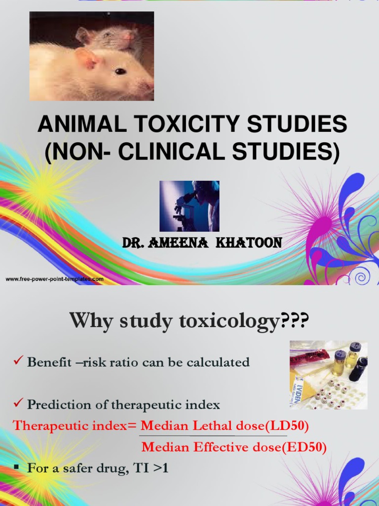 Animal Toxicity Studies | PDF | Toxicity | Dose (Biochemistry)