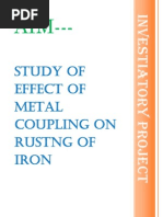 Rusting of Iron - Project | PDF | Rust | Iron