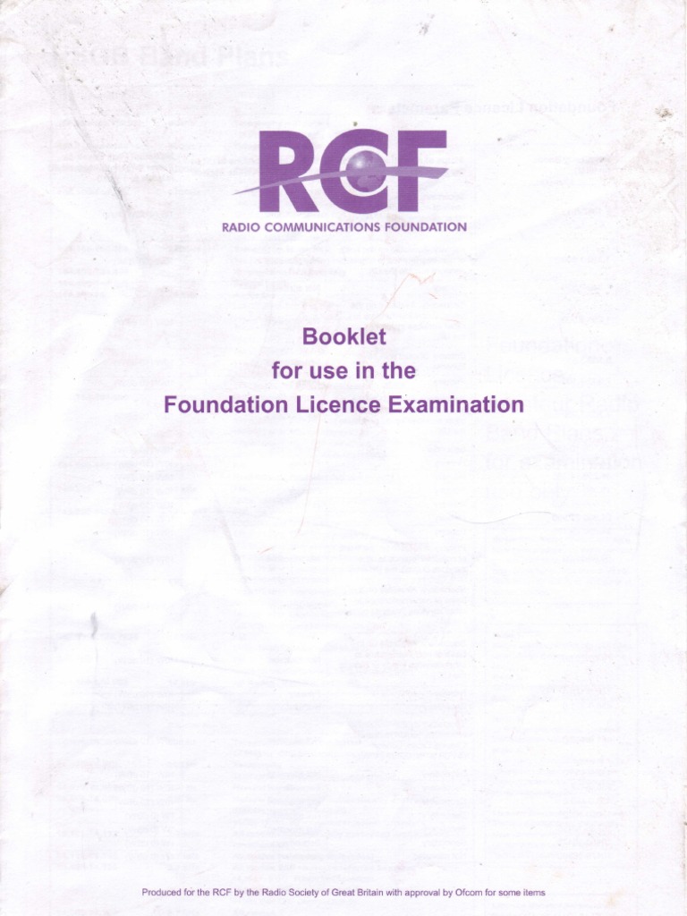 UK Amateur Radio Foundation Licence Guide | PDF | Amateur Radio | Hertz