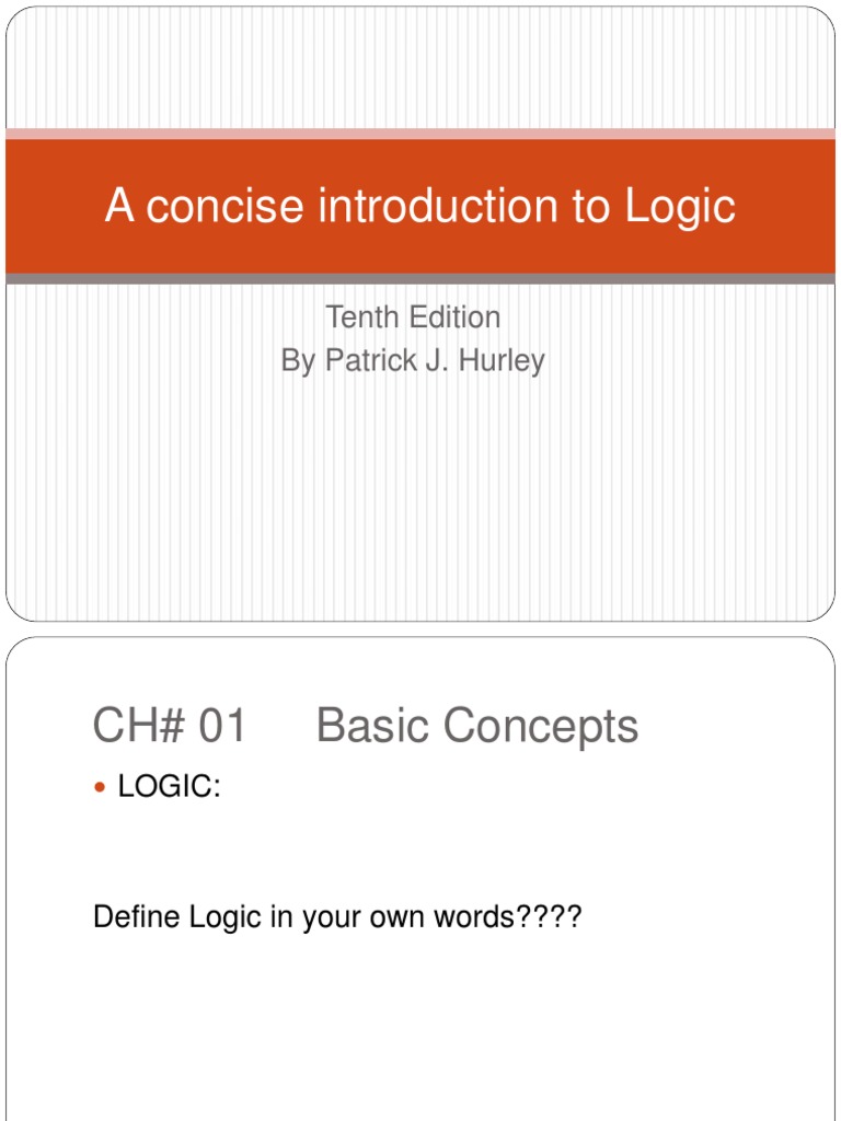 Introduction To Logic | PDF