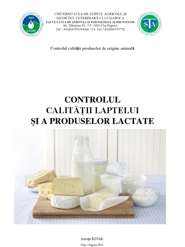 Controlul Calitatii Laptelui | PDF