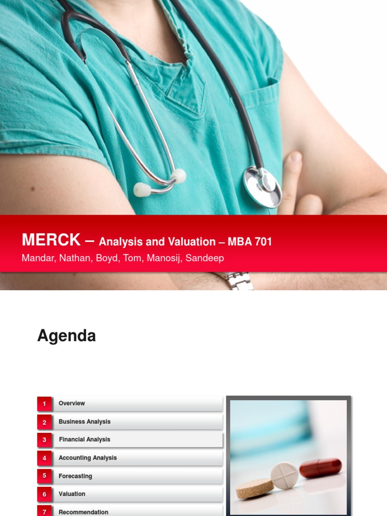 Merck Case Analysis | PDF | Discounted Cash Flow | Revenue
