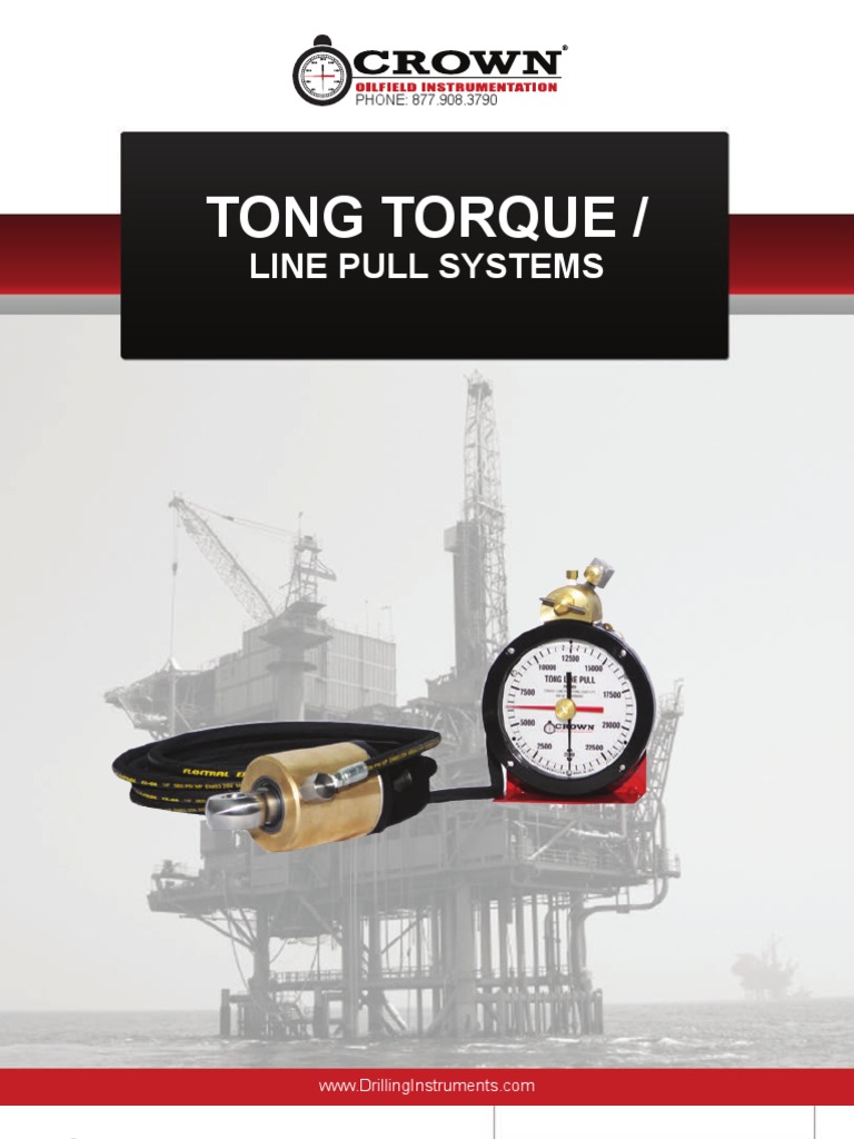 Tong Torque and Line Pull Systems | PDF | Torque | Mechanical Engineering