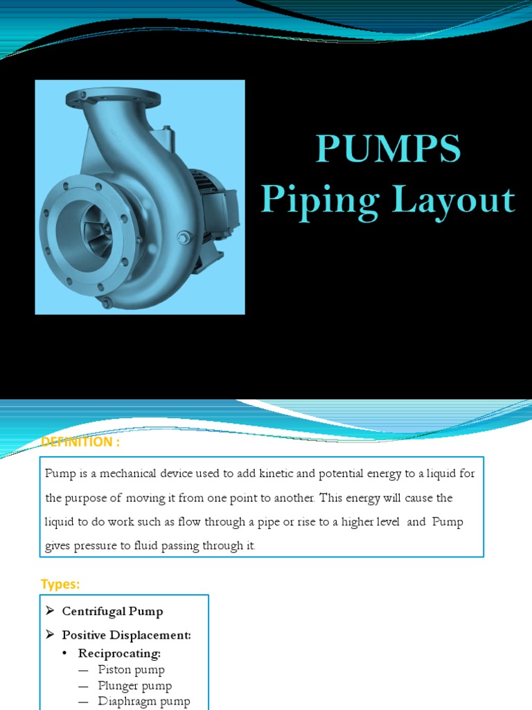 Pump Piping Layout | PDF | Pump | Machines