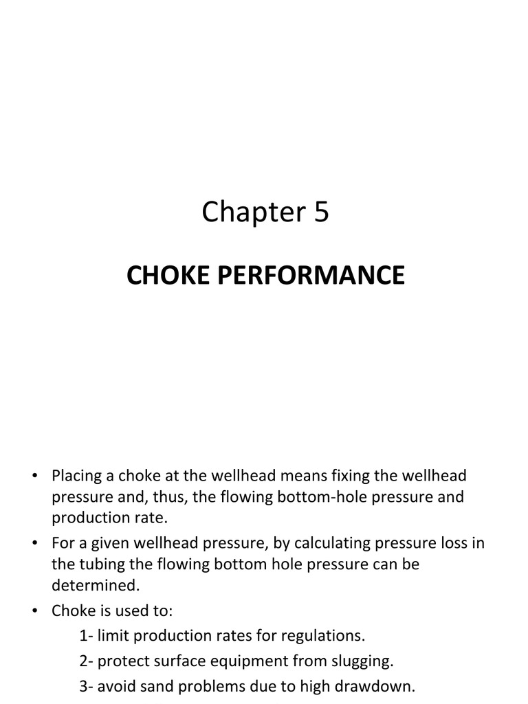 Choke Performance | PDF | Fluid Dynamics | Gases