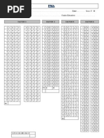 ZipGrade Answer Sheet 50 | PDF
