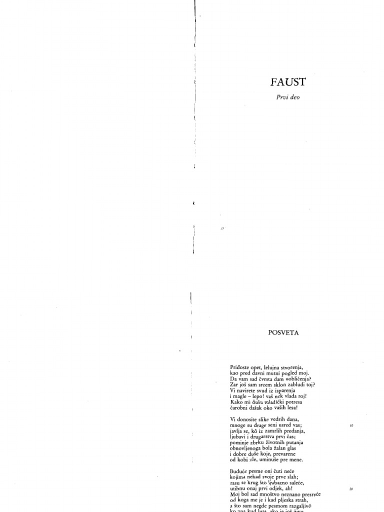 Gete Faust Prvi Deo | PDF