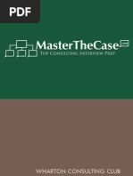 Wharton Casebook 2010 For Case Interview Practice - MasterTheCase | PDF ...