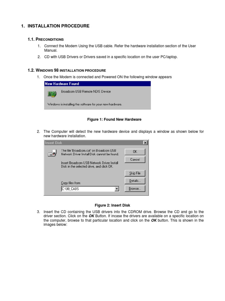 USB Drivers Installation Guide | PDF
