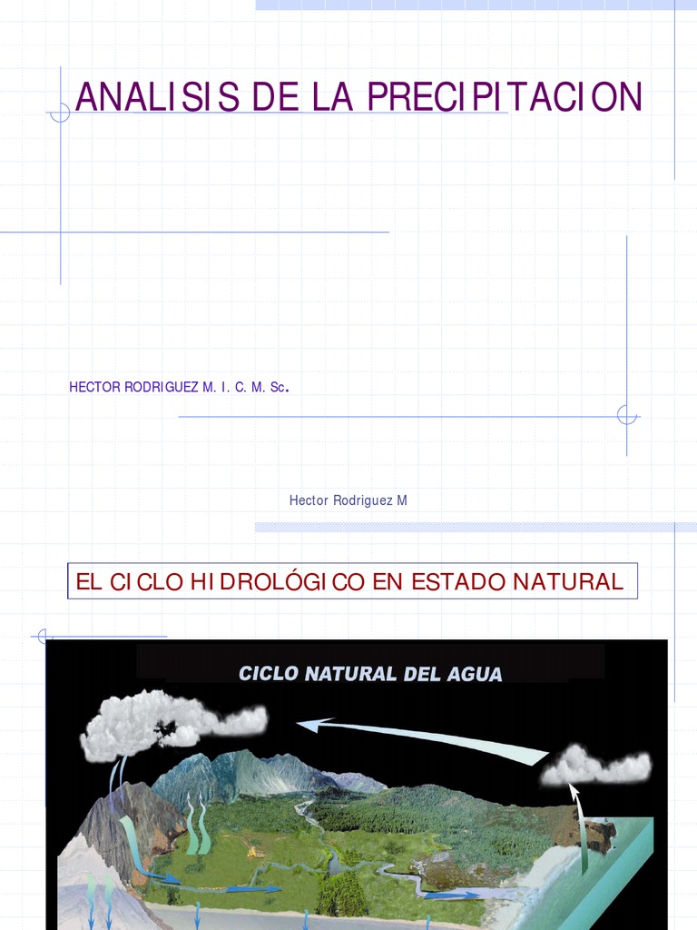 Analisis de Las Precipitaciones | Lluvia | Precipitación