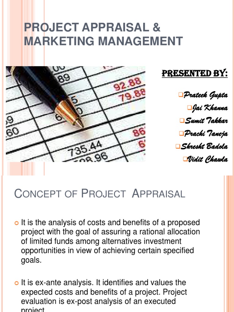Project Appraisal | PDF | Net Present Value | Internal Rate Of Return