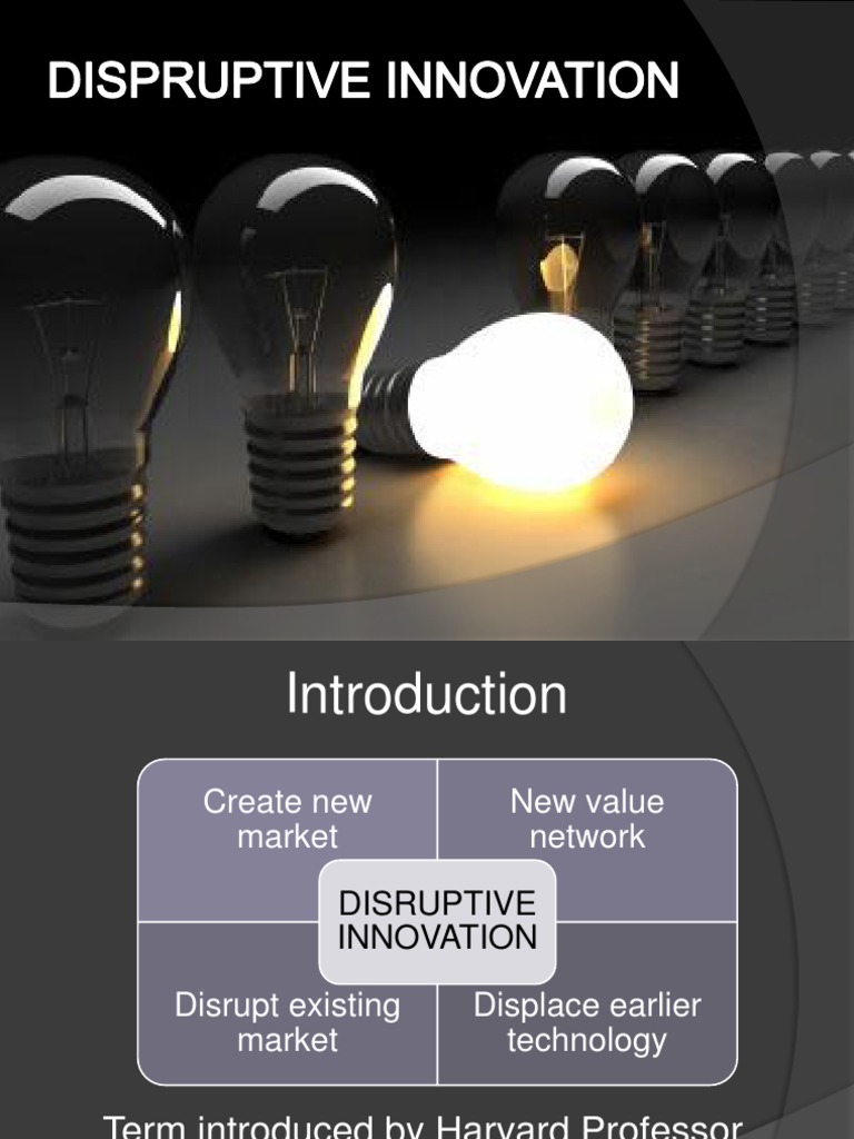 Disruptive Innovation Insights by Christensen | PDF | Disruptive ...