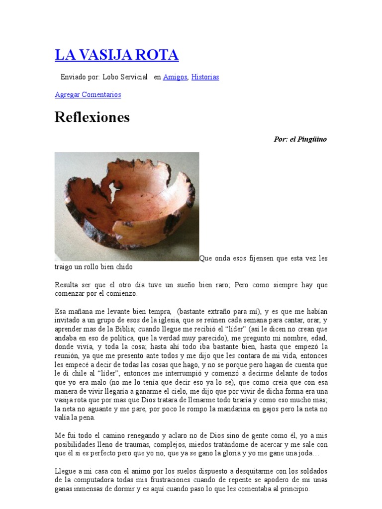 La Vasija Rota Pdf Verdad Dios