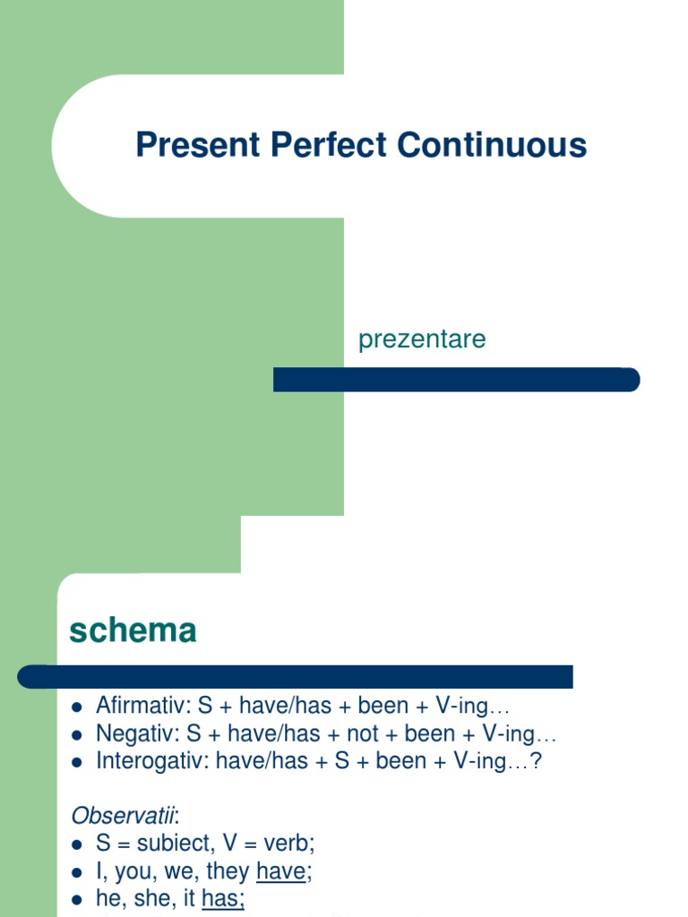 Present Perfect Continuous | PDF