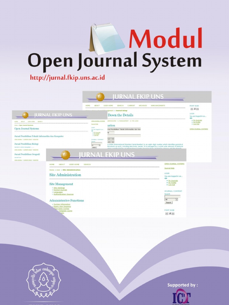 Belajar OJS - Tutorial Open Journal System | PDF