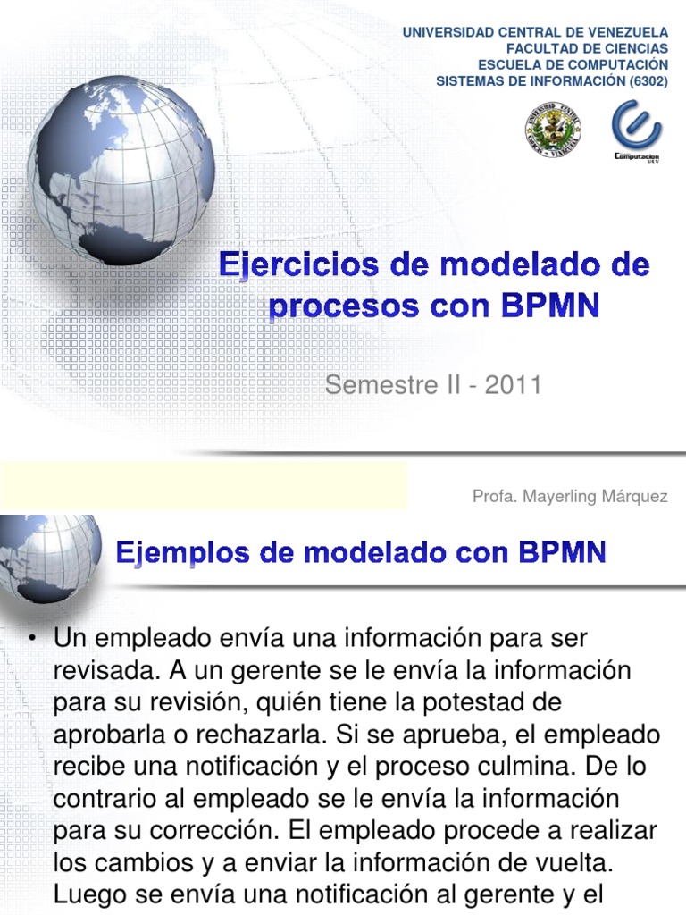 Ejercicios de Modelado de Procesos Con BPMN | PDF | Logística | Informática
