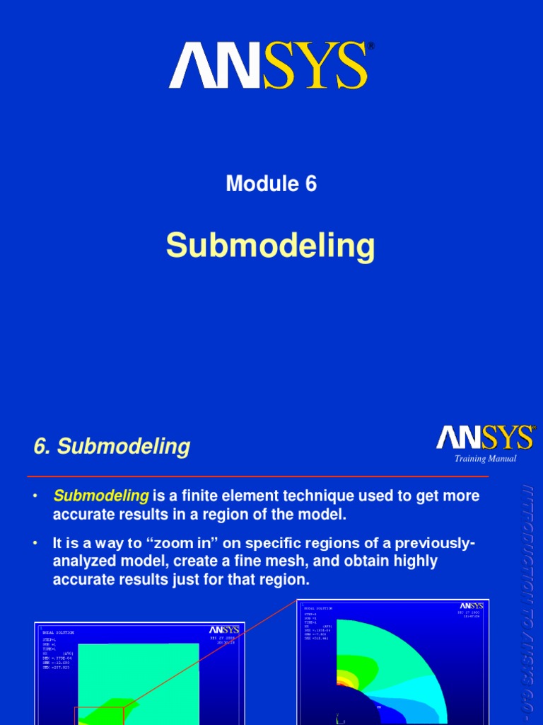 SubModelling Ansys | PDF | Stress (Mechanics) | Areas Of Computer Science